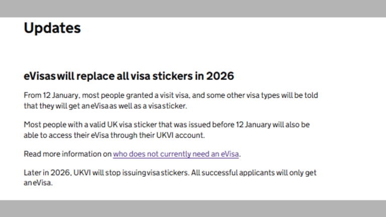UK visas go digital: eVisas to fully replace visa stickers in 2026 ...