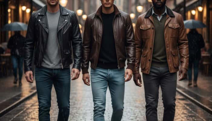 Classic men's leather jackets that never go out of style
