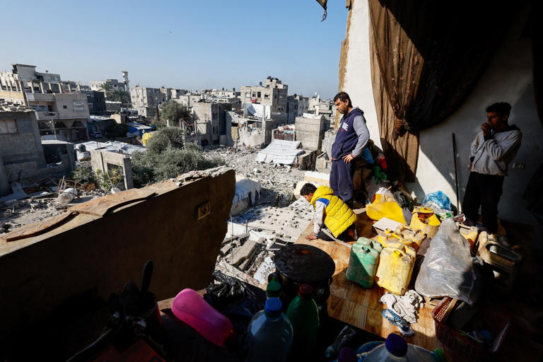 Three killed as buildings damaged in Gaza war collapse after rain