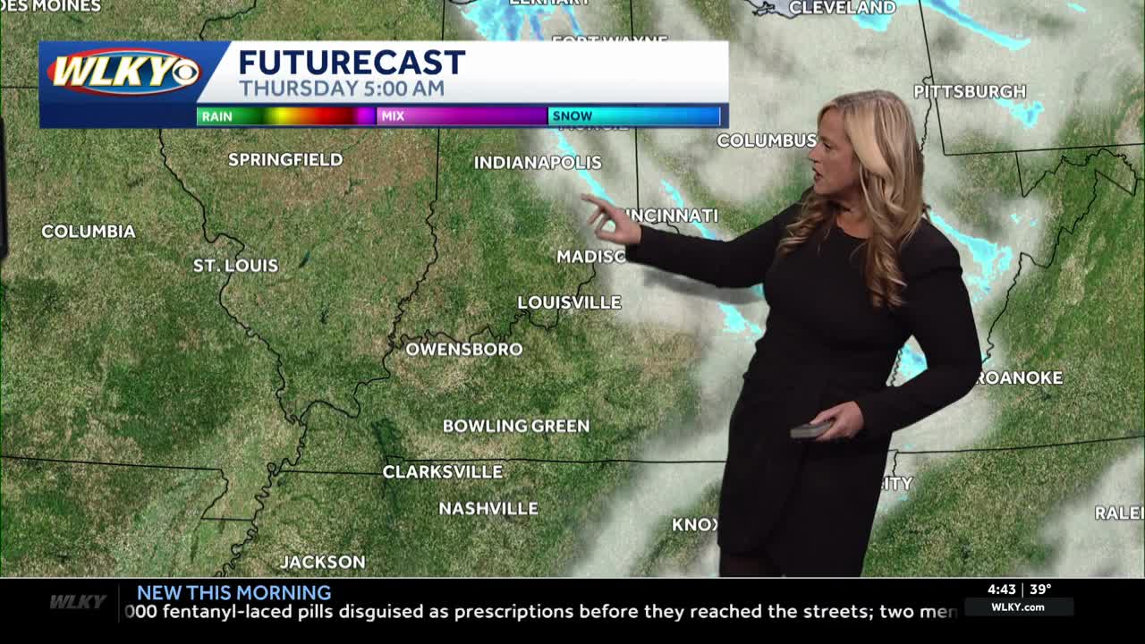 Windy but milder Tuesday