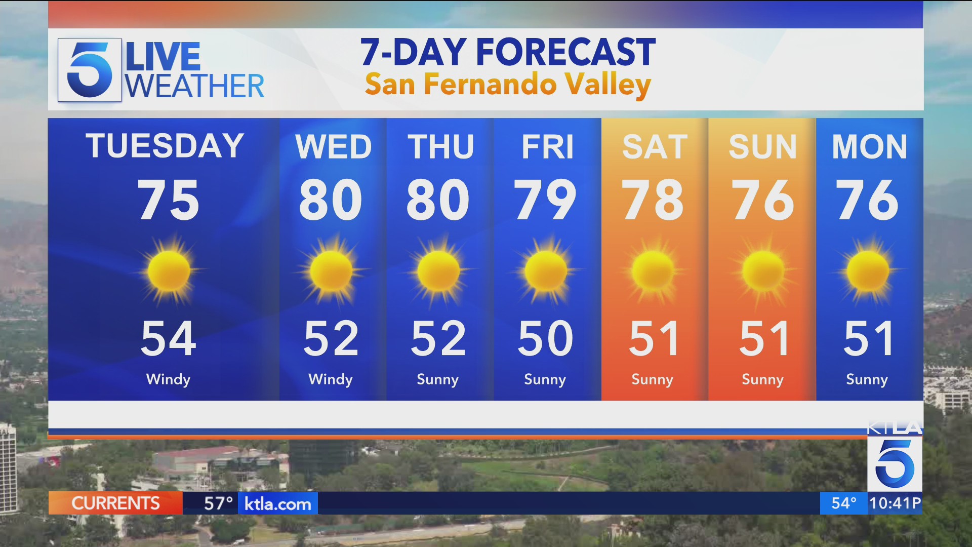 KTLA 5 new weather forecast - Monday, Jan. 12, 2026