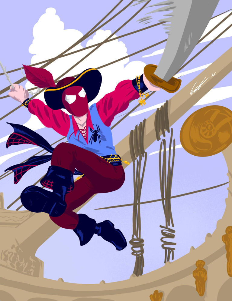 What if Spider-Man was a pirate?