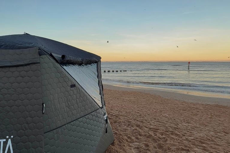 Cleethorpes Beach's new pop up sauna is the perfect place 'to step out ...