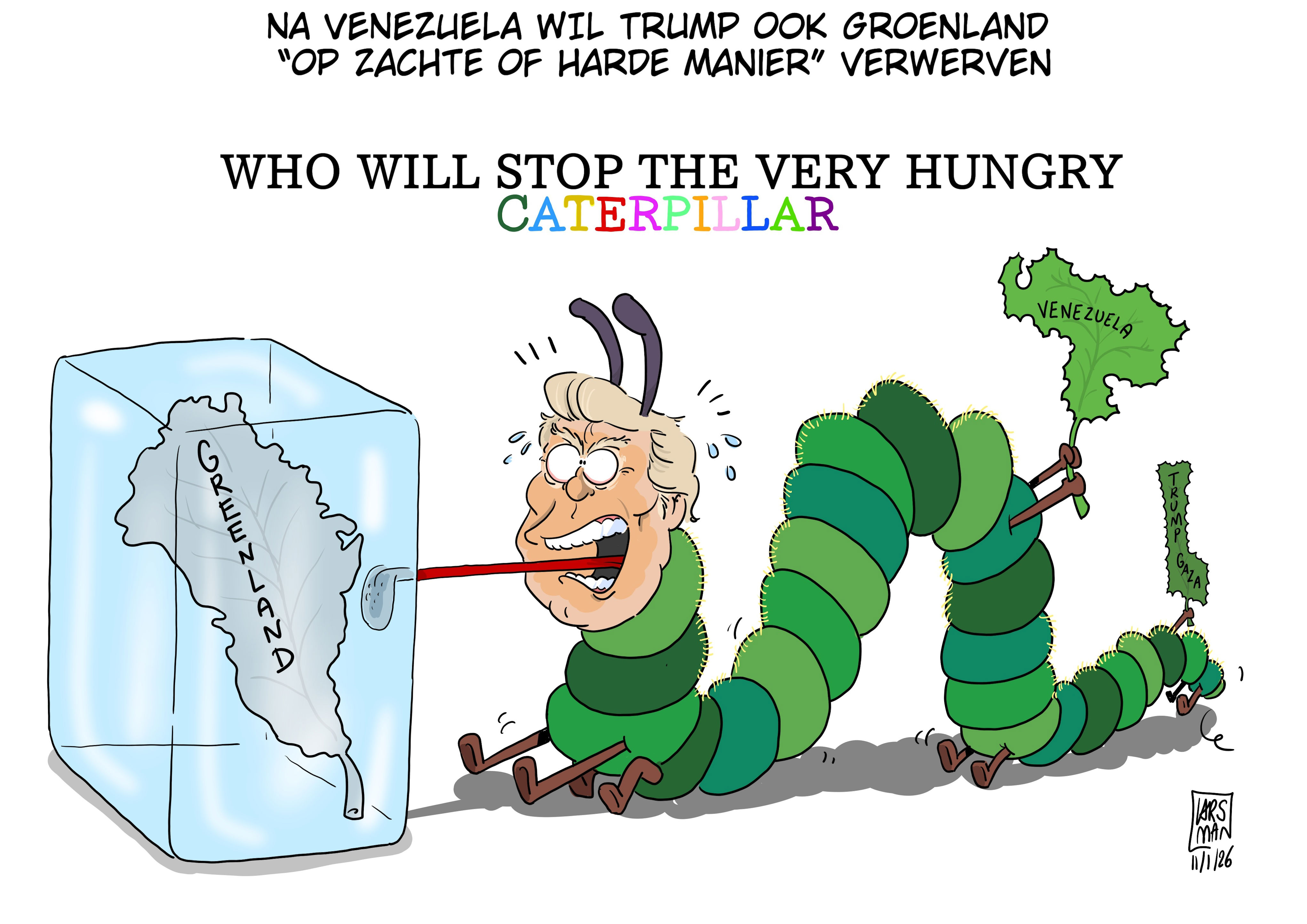 Trump bijt tanden stuk op Groenland