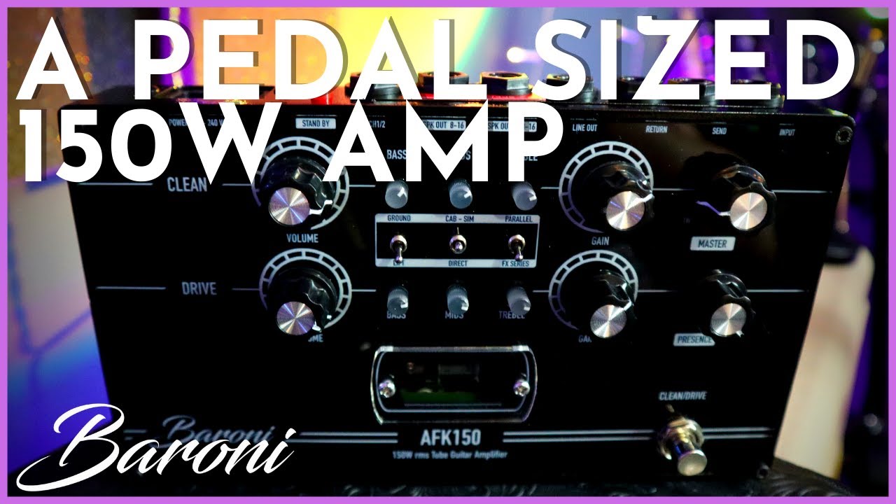 A 150 watt pedalboard amp that actually makes sense
