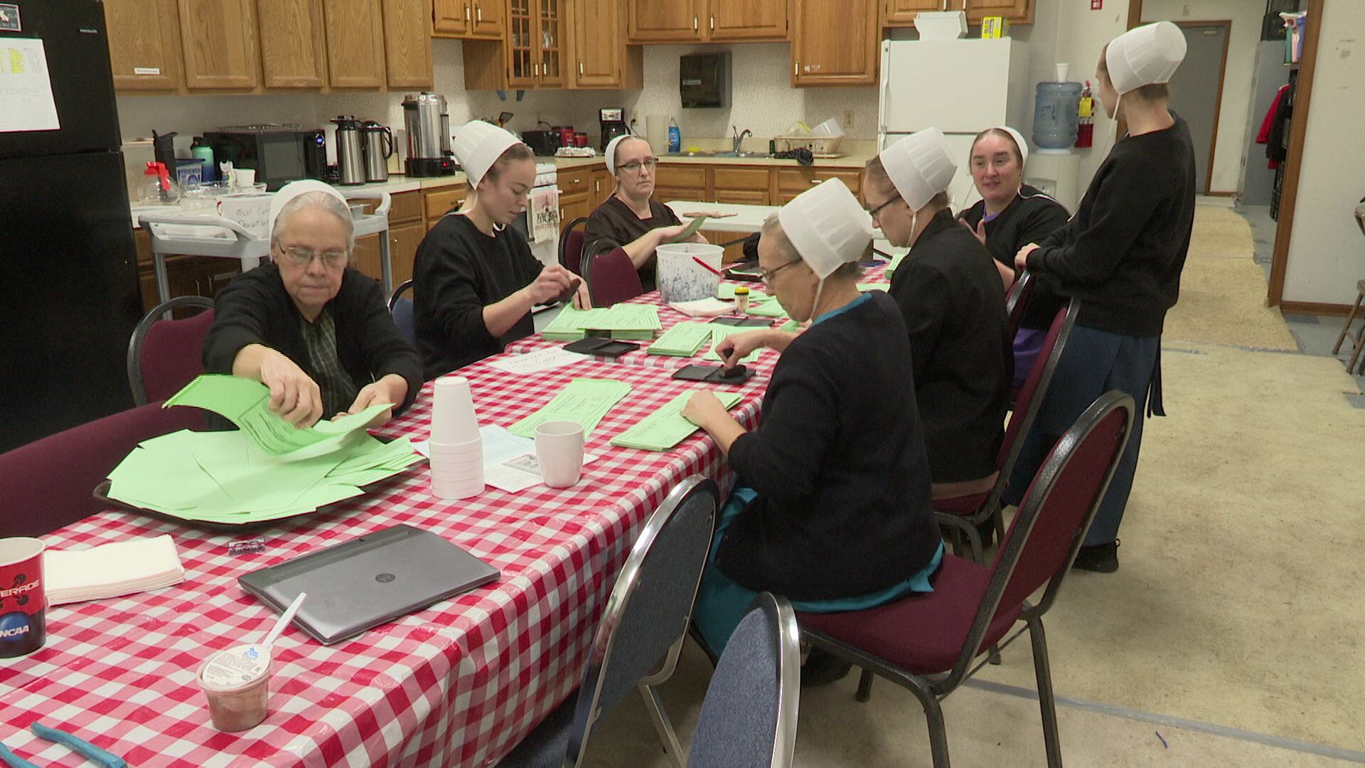 Volunteers pack 80,000 pounds of protein at Goshen meat canning operation