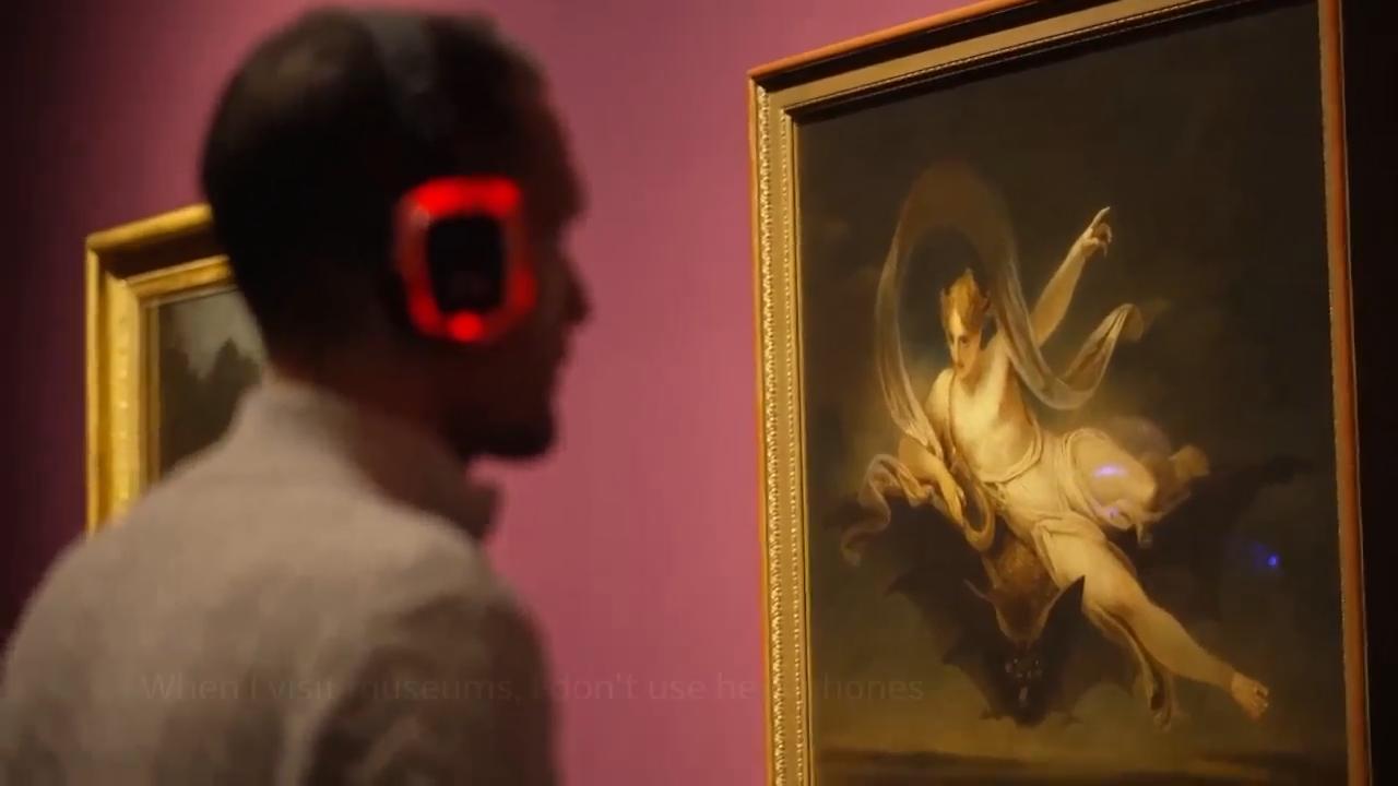 A silent disco immerses museum visitors in the art of poet and ...