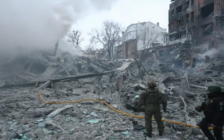 Latest Russian attack on Ukraine’s Kharkiv kills four