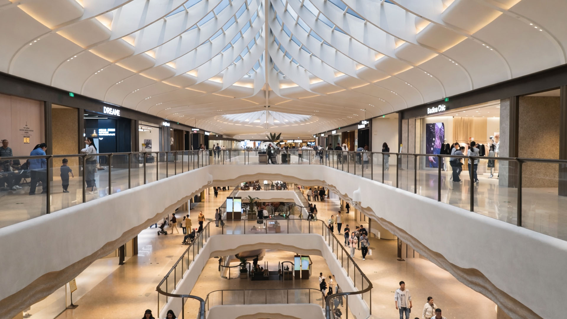 Bli med inn i Shanghais mest imponerende kjøpesenter