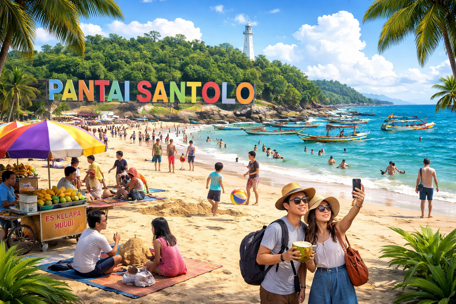 Disparbud Garut evaluasi manajemen wisata Pantai Santolo jelang libur ...