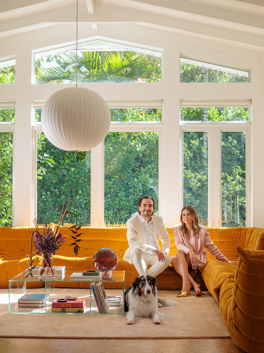 Banana yellow tile, reflective kitchen cabinets—if Miami were a house ...