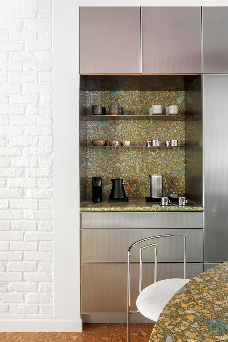 Banana yellow tile, reflective kitchen cabinets—if Miami were a house ...