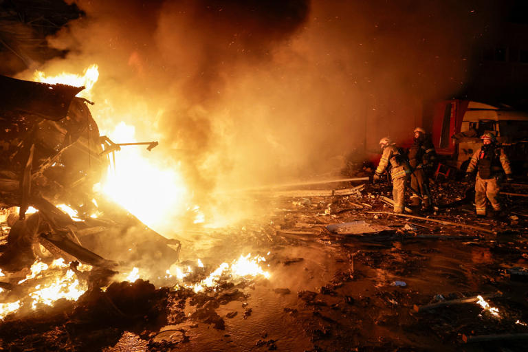 Ukraine live: Four killed in Putin’s major assault on Ukrainian cities