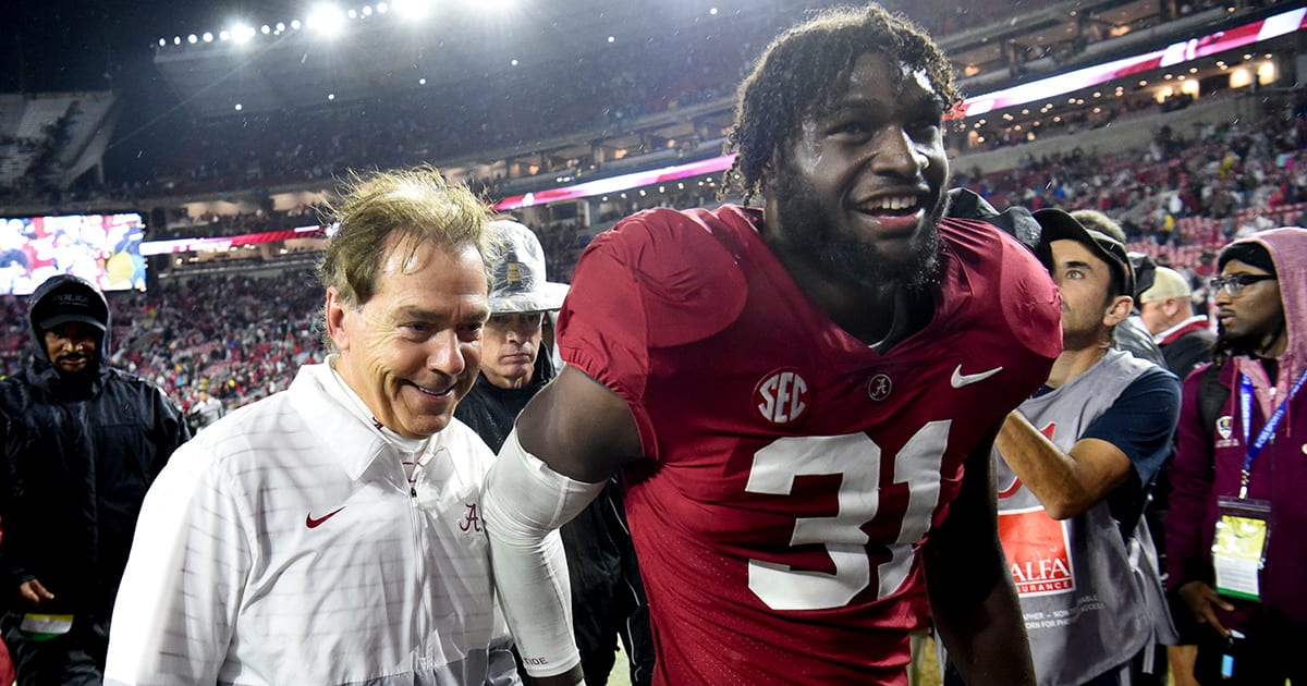Will Anderson shouts out Nick Saban using 'rat poison' catchphrase ...