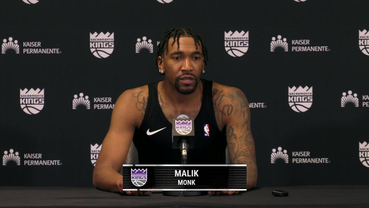 SAC 124, LAL 112: Malik Monk postgame media availability