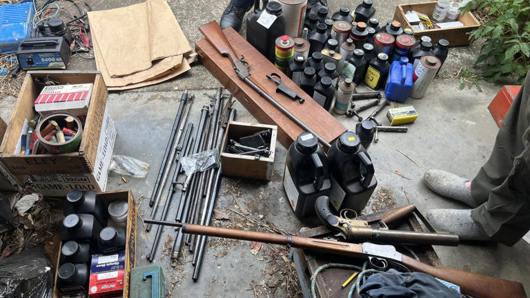 Guns and ammo haul seized in random police inspection