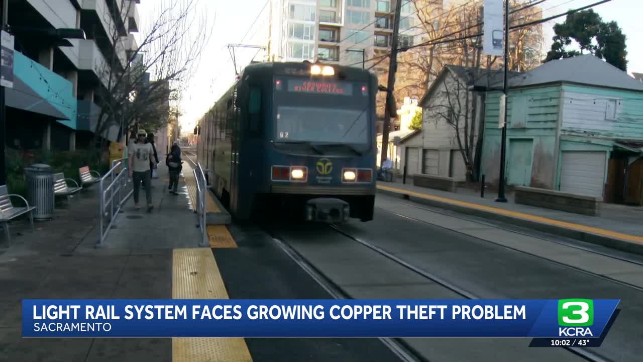 Rise in copper wire thefts cause delays along SacRT light rail