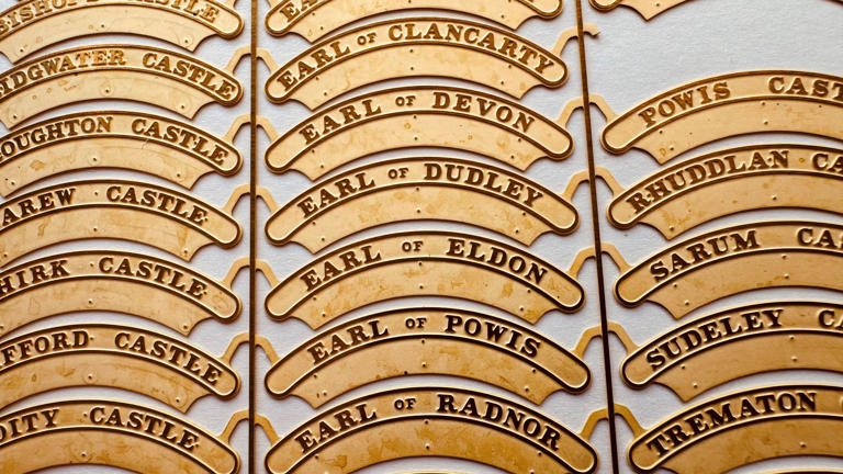 Model name plate collection saved from scrap heap