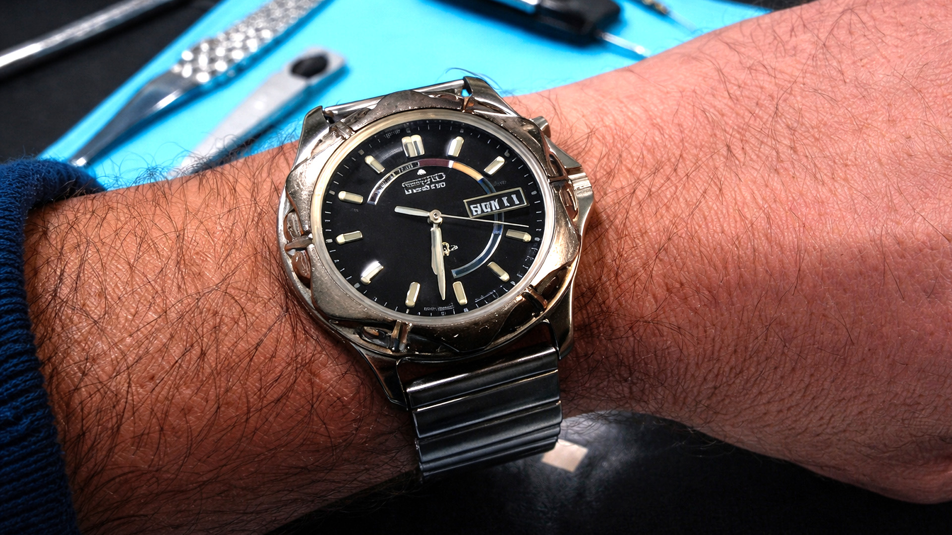 Renowacja 30-letniego zegarka Seiko Kinetic