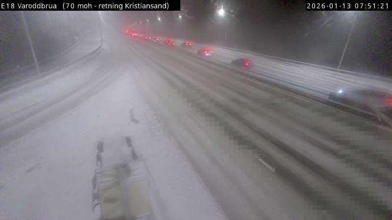 Flere ulykker på glatte veier