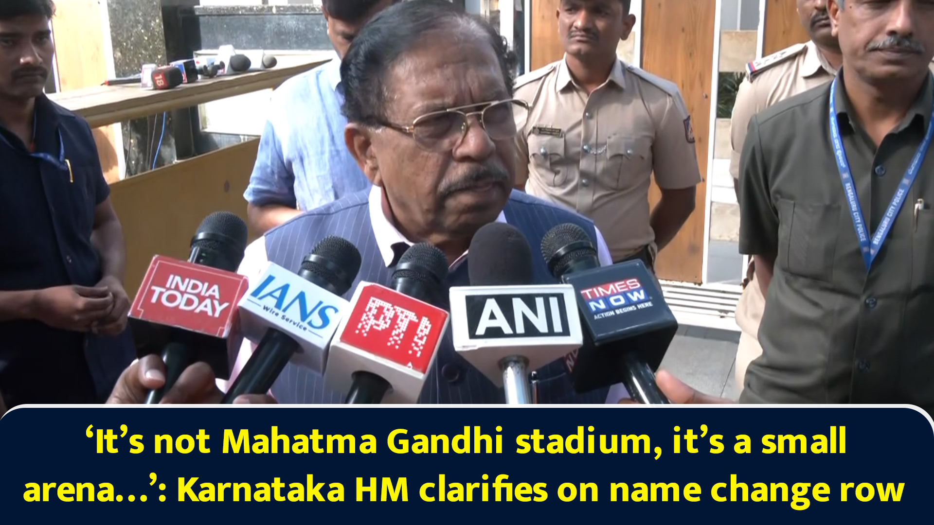‘It’s not Mahatma Gandhi stadium, it’s a small arena…’: Karnataka HM ...