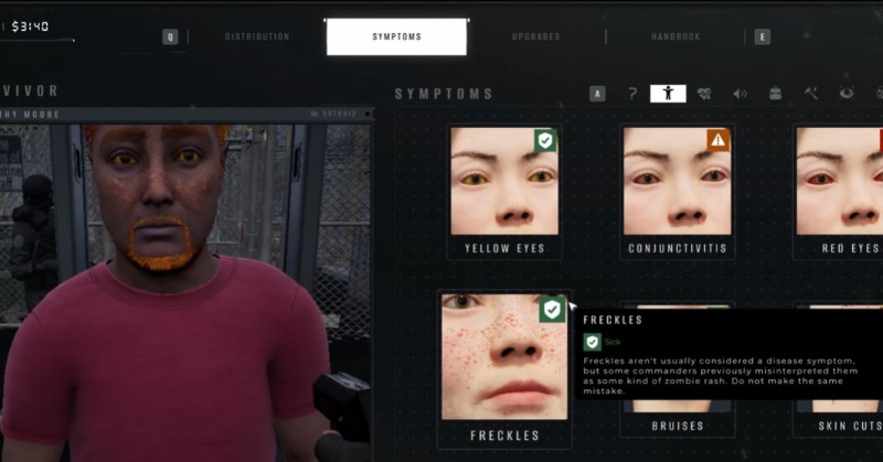 Quarantine zone: The last check – symptom checklist & decision flow