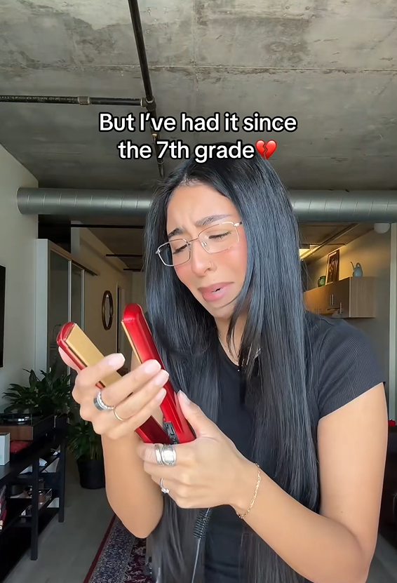 The feeling of finally replacing my hair straightener from 7th grade