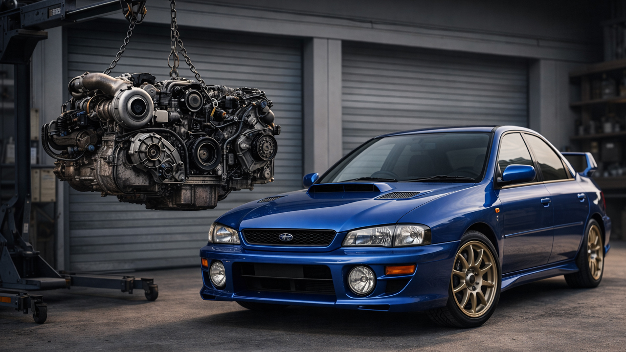 Richard Hammond’s Impreza gets a 500bhp transformation