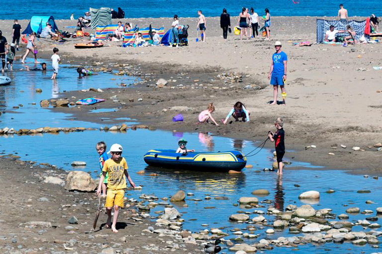 Deserted beach just an hour from Teesside with incredible scenery and ...