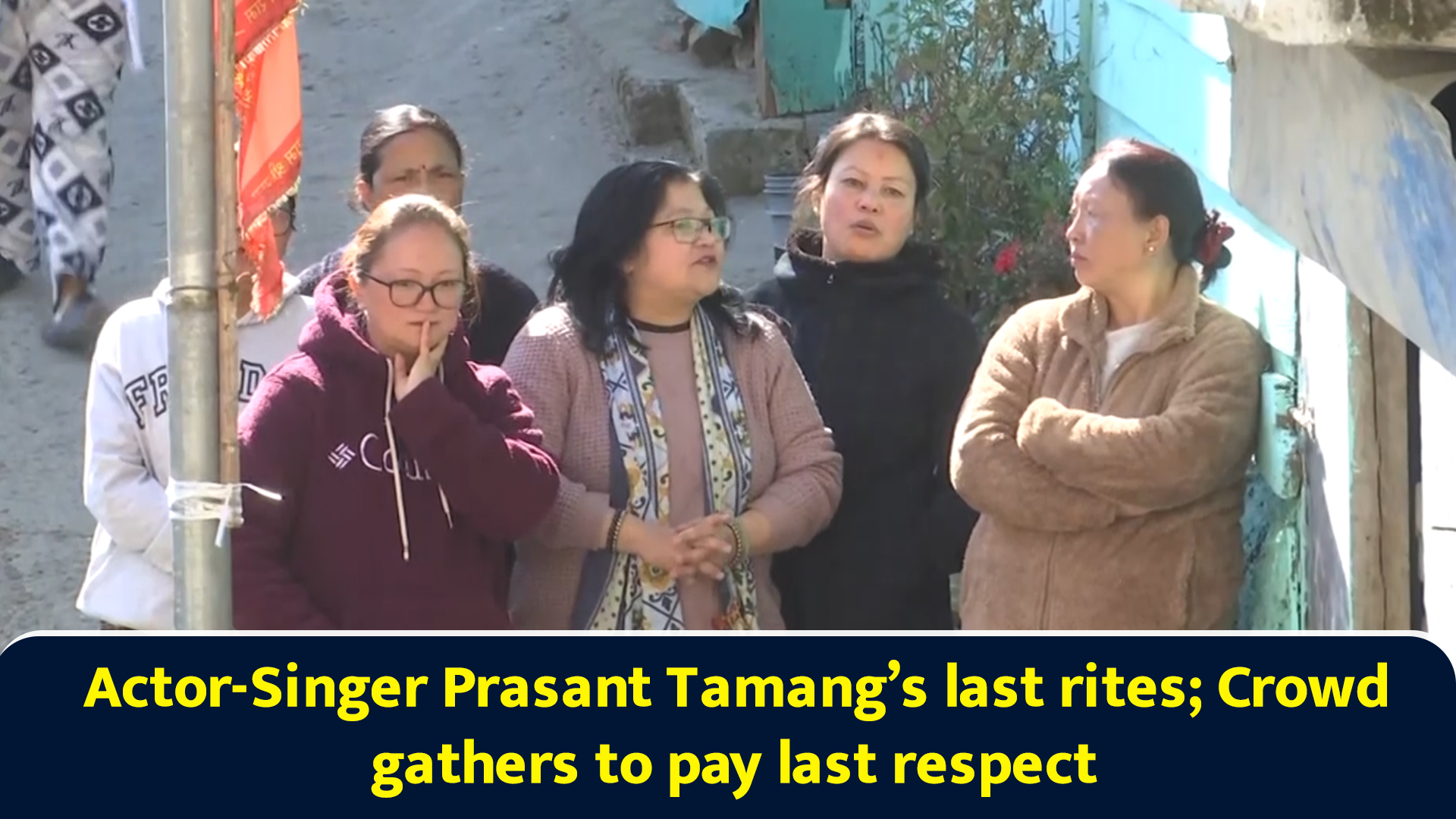 Actor-Singer Prasant Tamang’s last rites; Crowd gathers to pay last respect