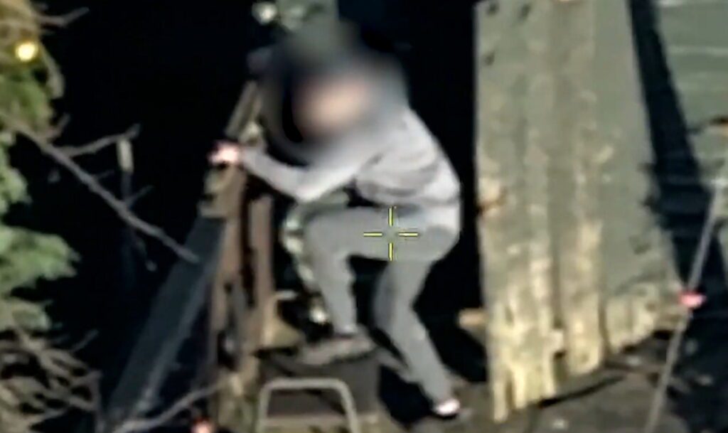 Wanted man’s bid to escape police fails after he got stuck on shed roof