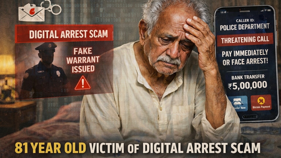Another octogenarian loses ₹96 lakh in a ‘digital arrest’ case: How to ...
