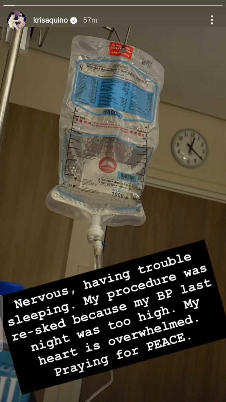 Kris Aquino shares health update as procedure gets rescheduled ...