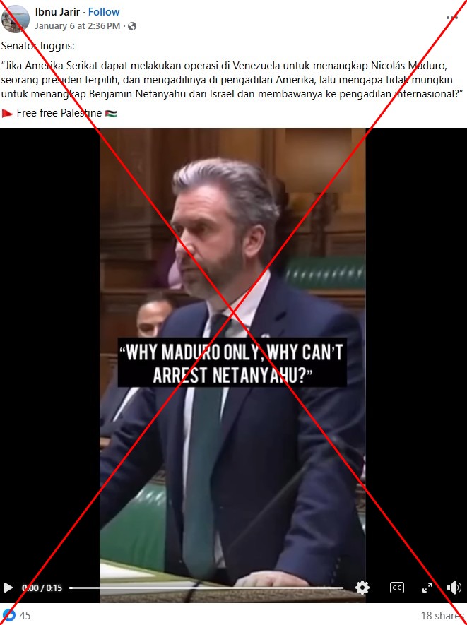 AI video of UK lawmaker calling for Netanyahu's arrest emerges after ...