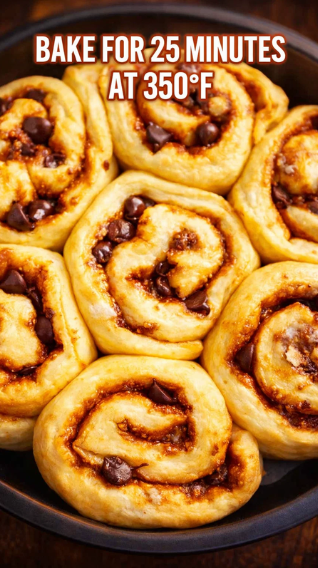 Chocolate chip cinnamon rolls (soft & vegan)