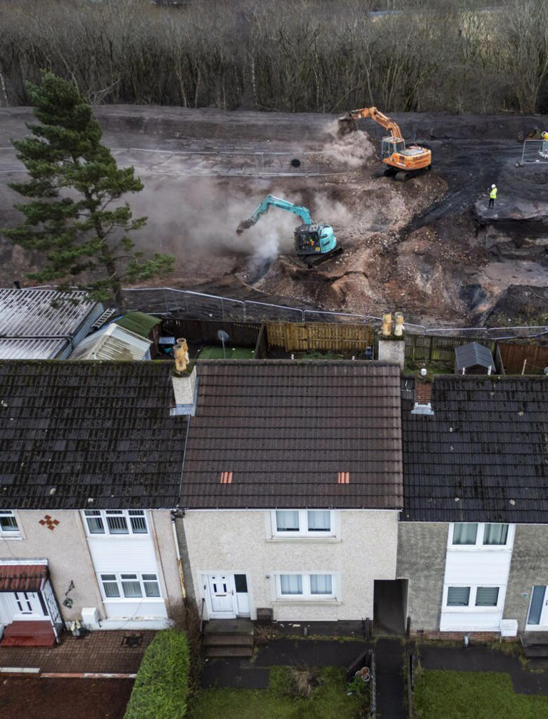 Underground coal fire burns near homes for six months