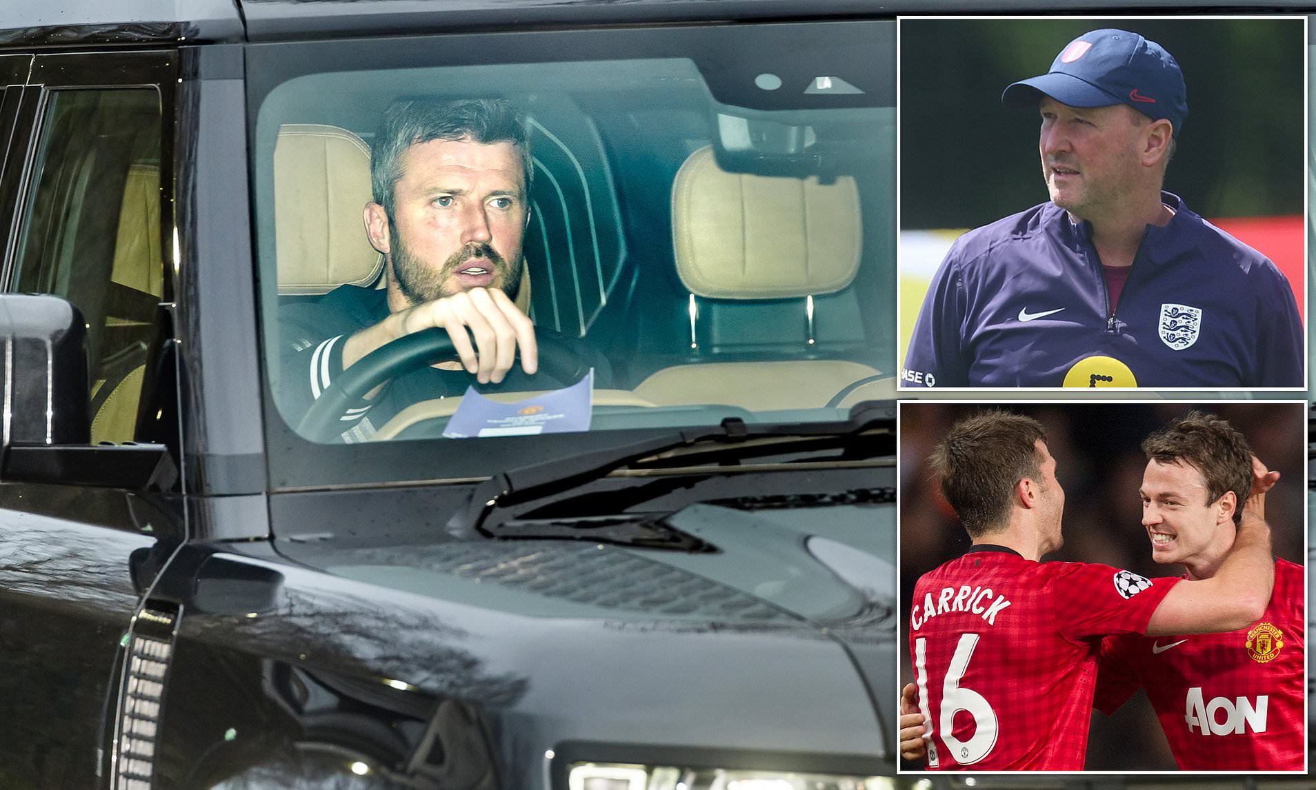 Michael Carrick arrives to start work as Man United interim boss - and ...