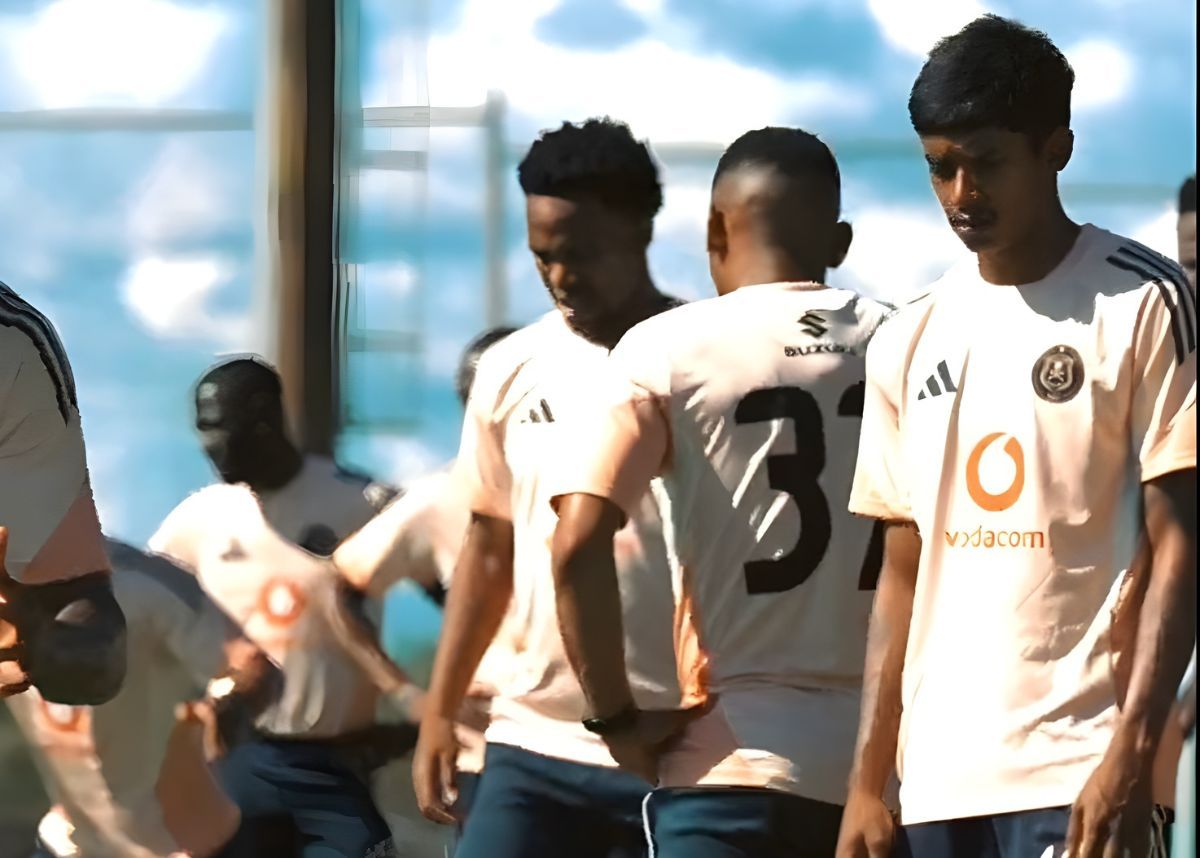 Spotted: New player training with Orlando Pirates