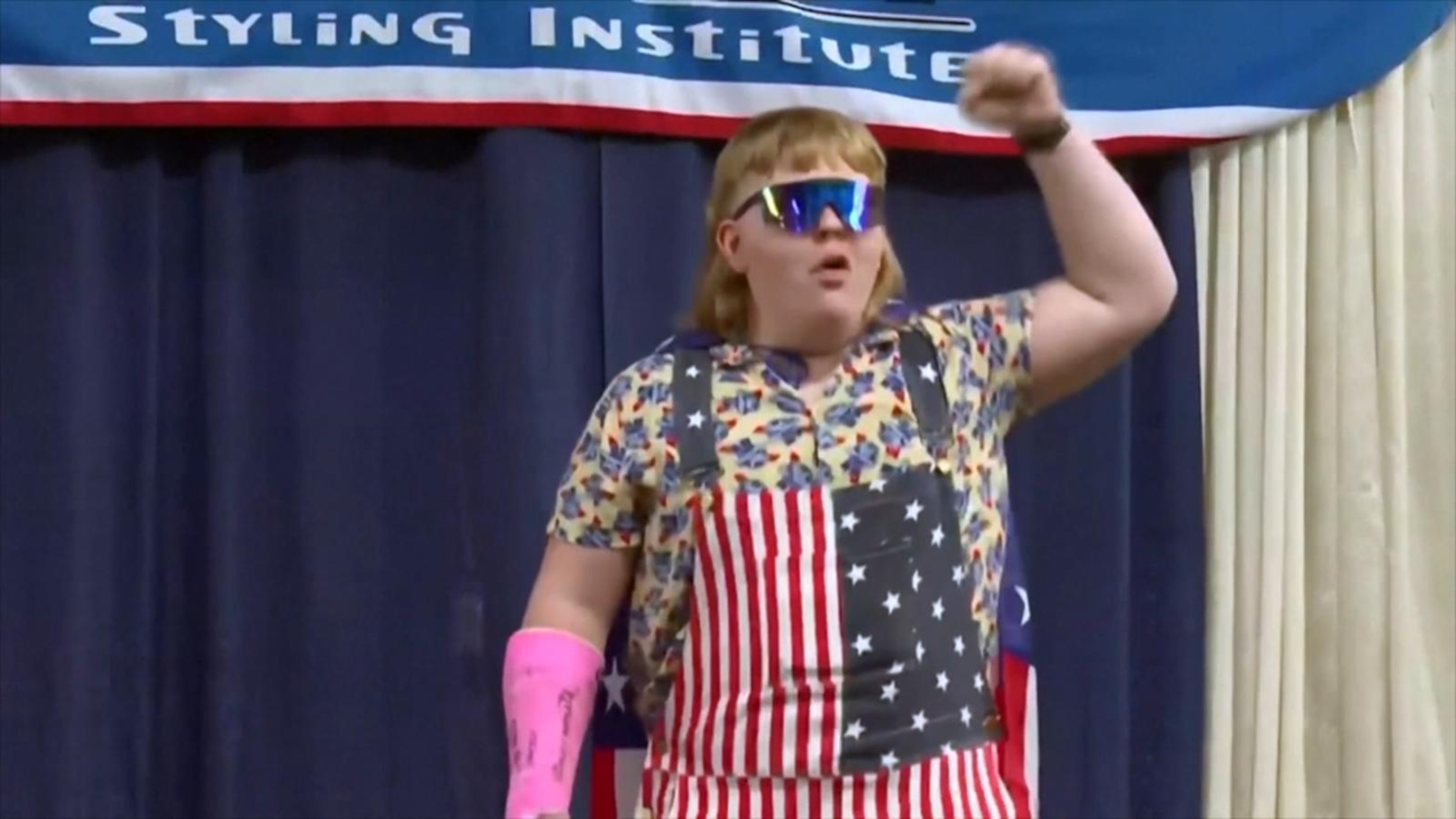 Mane event! Mullets take center stage in competition