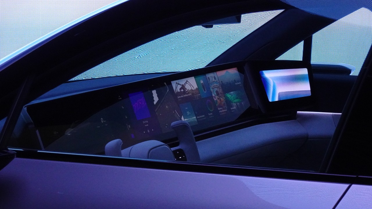 Sony and Honda bet the future car interior is screens and gaming