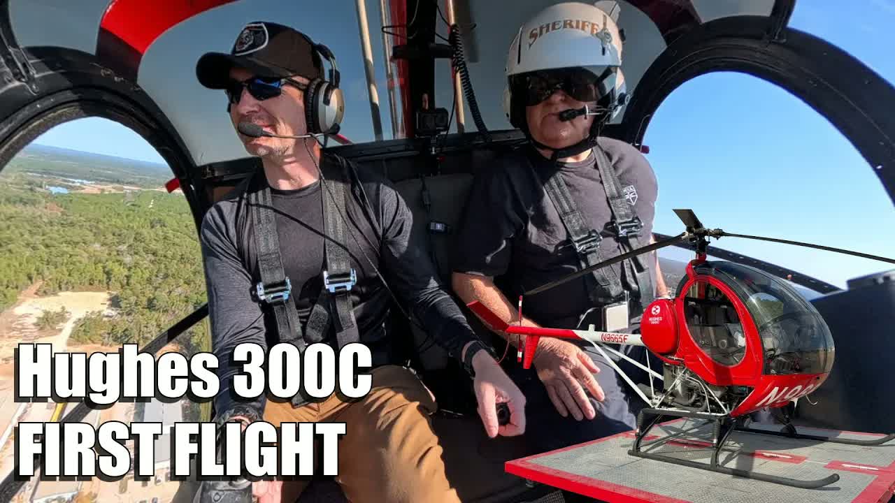 The manual transmission of the helicopter world - flying the Hughes 300C
