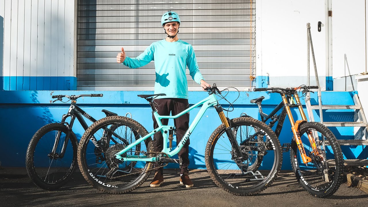 3 bikes, 1 video: Kickerrampe, Enduro-MTB und Slopestyle-Session