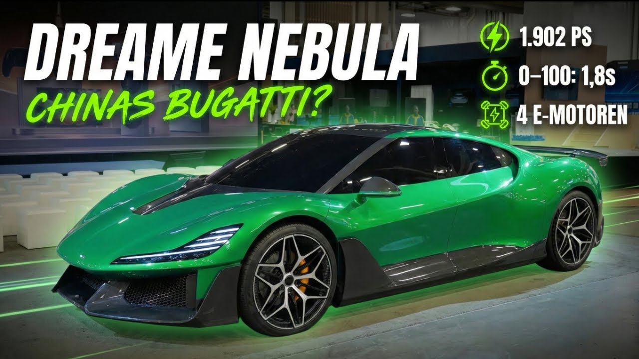 Dreame Nebula (Kosmera) Konzept – Chinas Antwort auf Bugatti?