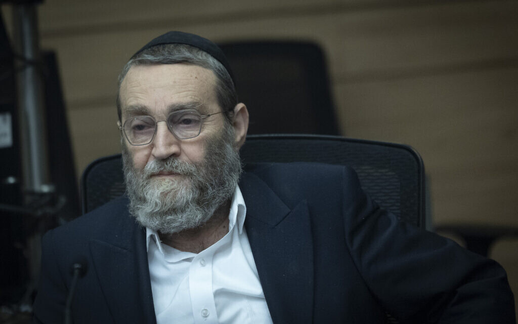 UTJ’s Gafni calls for government to ignore High Court rulings on Haredi ...