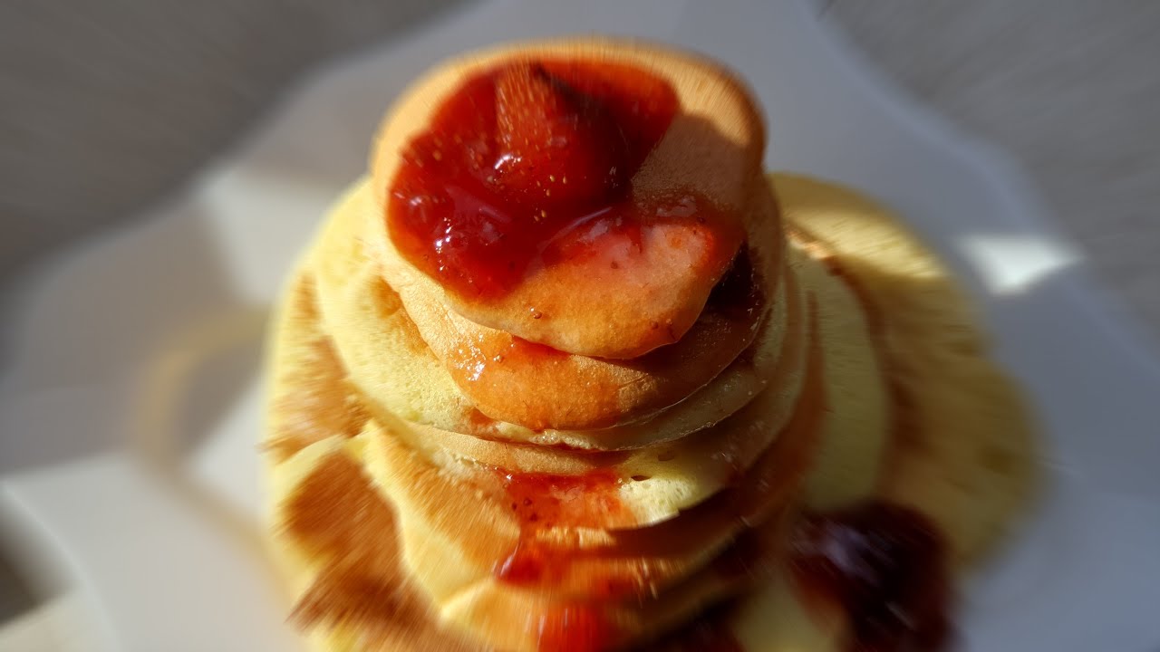 Videoanleitung für leckere und luftige Pfannkuchen in nur 3 Minuten!