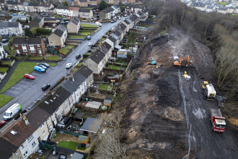 Underground coal fire burns near homes for six months