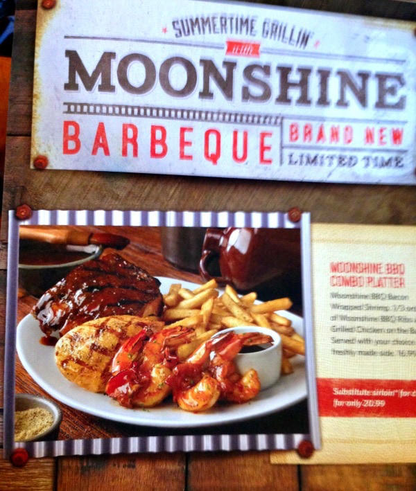 Moonshine BBQ at Outback Steakhouse