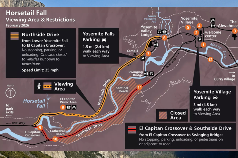 Yosemite National Park changes entrance rules ahead of rare phenomenon