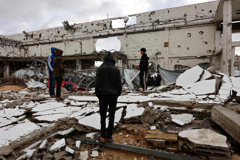 Three killed as buildings damaged in Gaza war collapse after rain