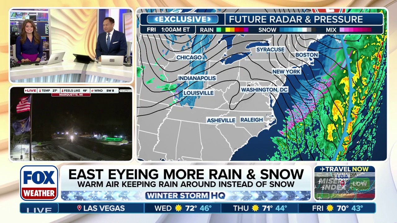 Sprawling midweek storm to bring snow to 25 states across lake-effect ...
